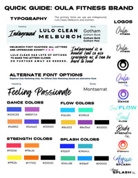 Oula Dance Account – Logos & Oula Brand Guidelines